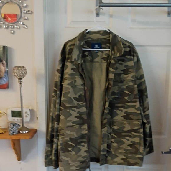 George | Jackets & Coats | George Mens Green Camouflage Field Jacket ...